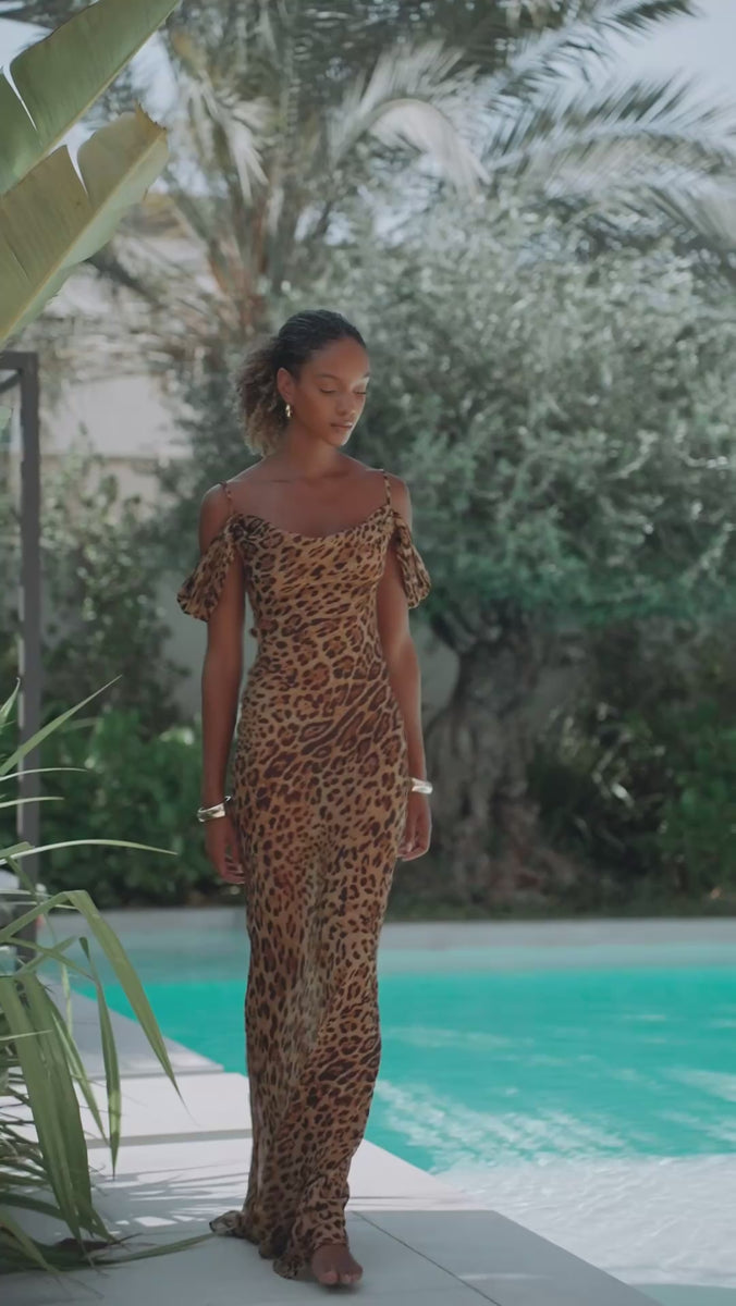 HERAYA MAXI DRESS - LEOPARD | Holidays | Dubai | CLF | GCC | USA | KSA ...